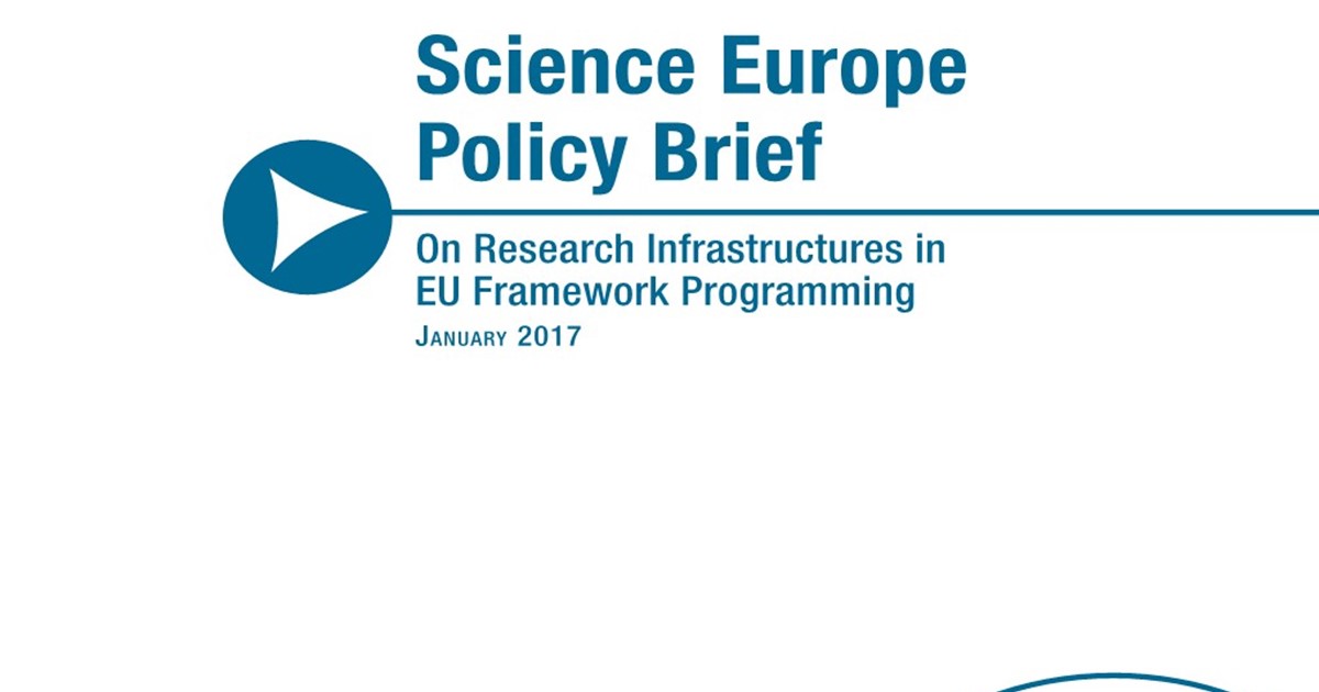 Policy Brief on Research Infrastructures in EU Framework Programming ...