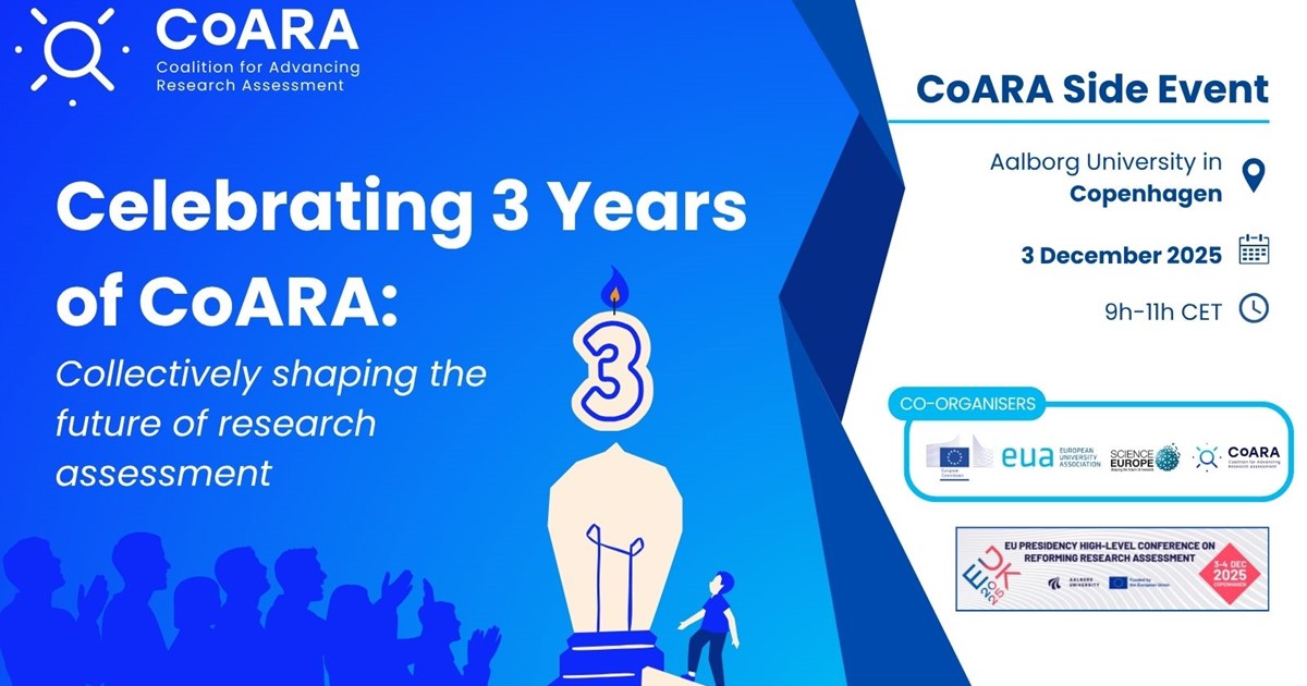 Celebrating 3 Years of CoARA: Hybrid Side Event in Copenhagen - Science ...